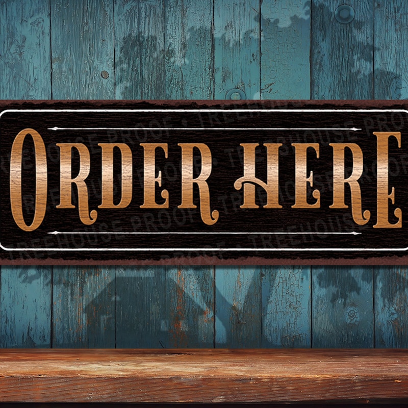 Order Here Sign - Etsy