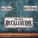 I'm Your Huckleberry Metal Sign White Rustic Looking Aluminum Sign ...