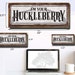 I'm Your Huckleberry Metal Sign: White Rustic Looking Aluminum Sign ...