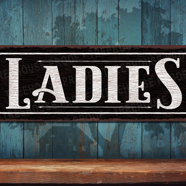 Ladies Room Sign - Etsy