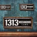 1313 Mockingbird Lane Custom Address Sign Rustic Looking Aluminum Sign ...