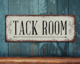 Tack Room Sign | Etsy
