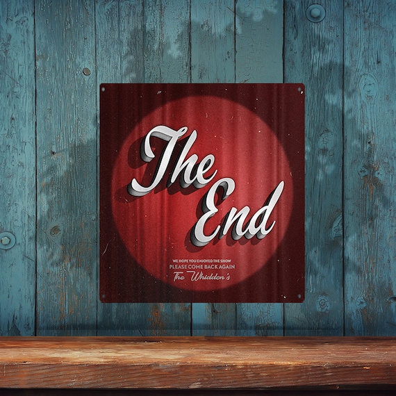 The End Movie Sign