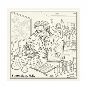 Discovery/medical Invention Coloring Page (sizes Letter & A4 ...