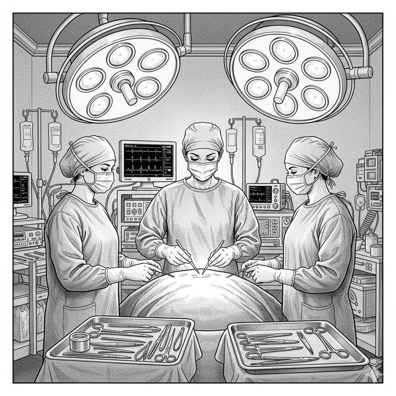 Discovery/medical Invention Coloring Page (sizes Letter & A4 ...