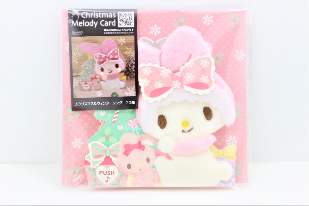 My Melody Christmas Card Push Heart for Music - Etsy
