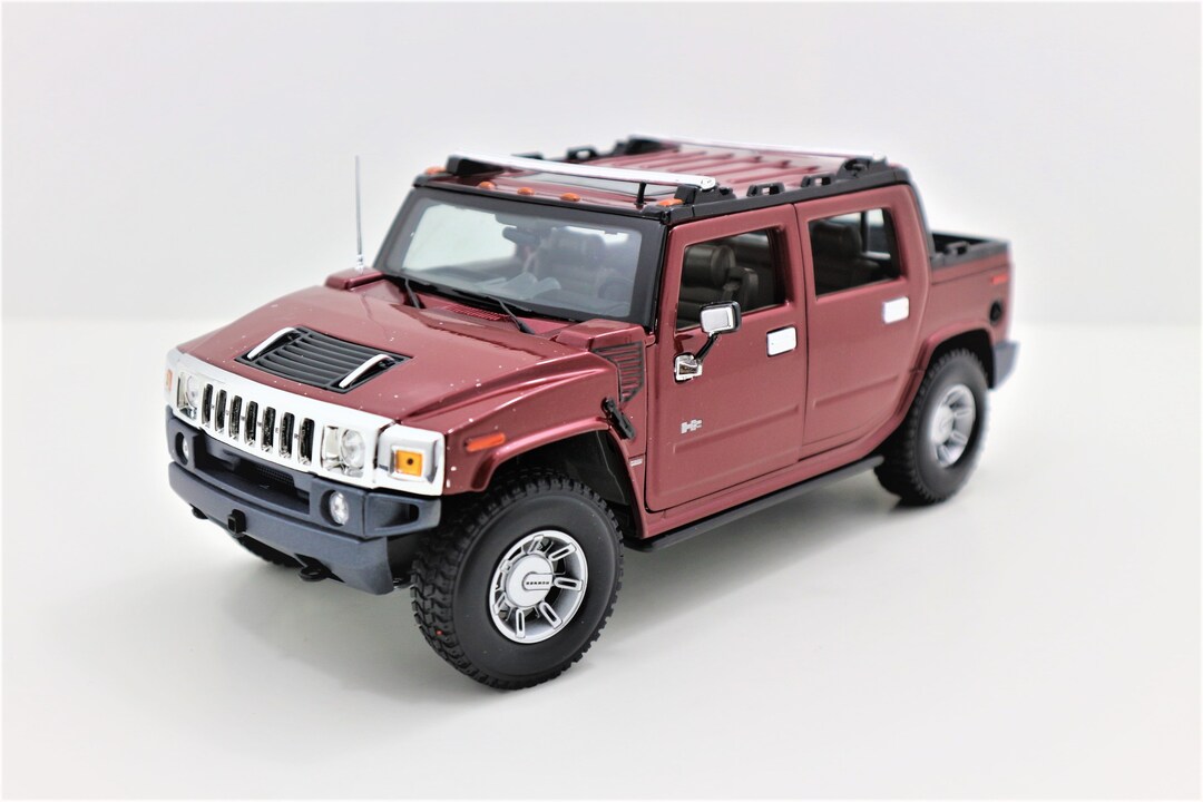 Hummer H2 SUT Concept Model Truck Die-cast 1:18 Scale Burgundy - Etsy