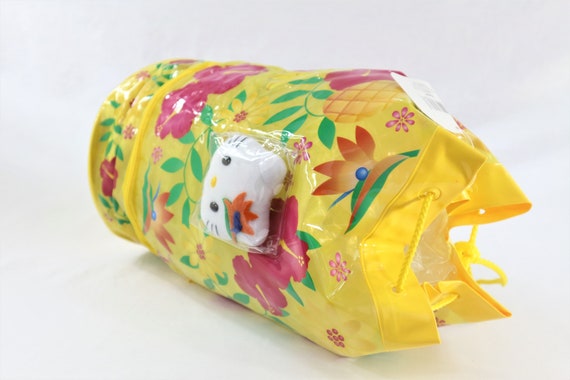 Hello Kitty Vinyl Drawstring Backpack - Gem