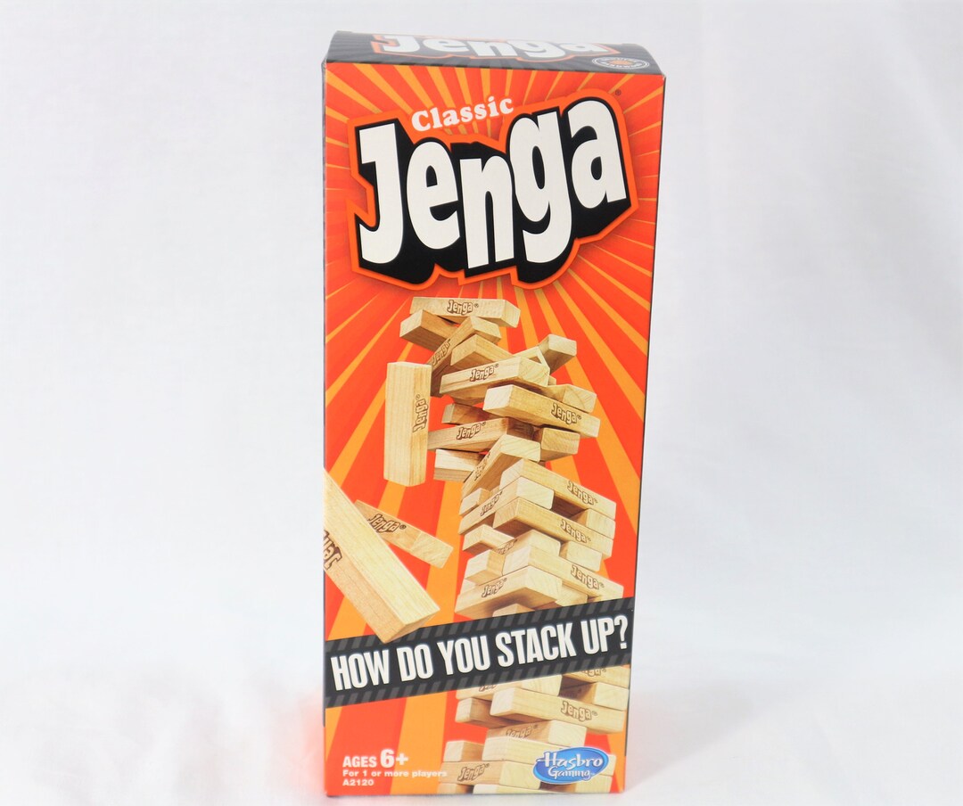 Classic Jenga Game. How Do Yo Stack Up - Etsy