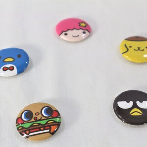 Hello Sanrio Blind Pack Buttons Collect Them All Sold Separately - Etsy