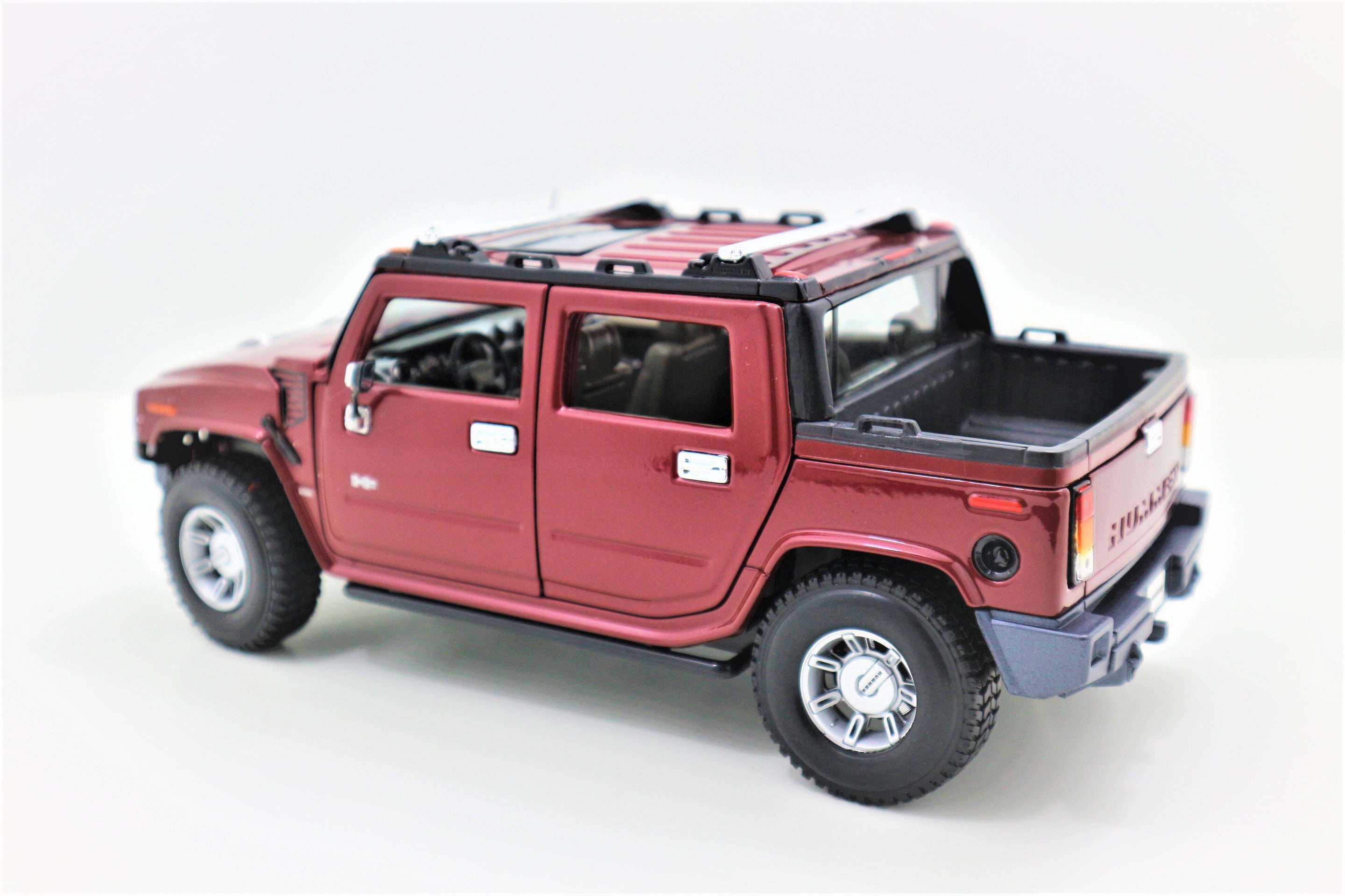 Red Hummer H2 Truck