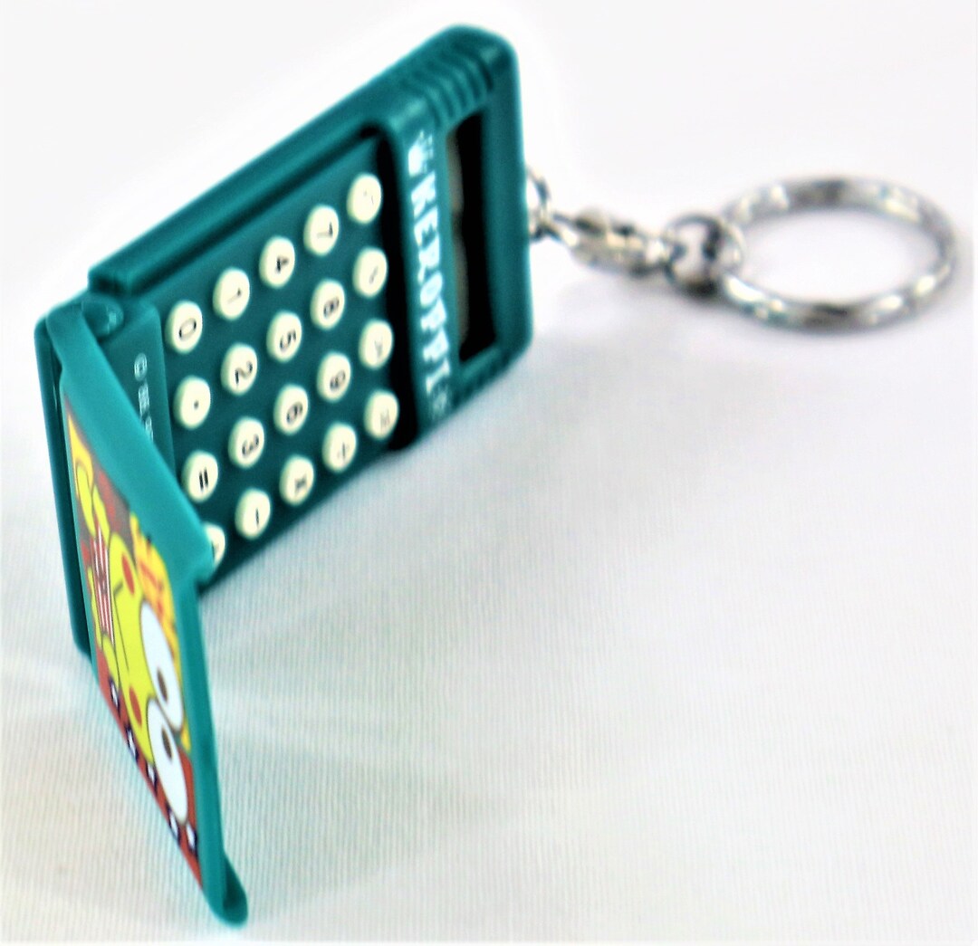 Keroppi Mini Calculator With Key Ring Vintage Collectible Item - Etsy