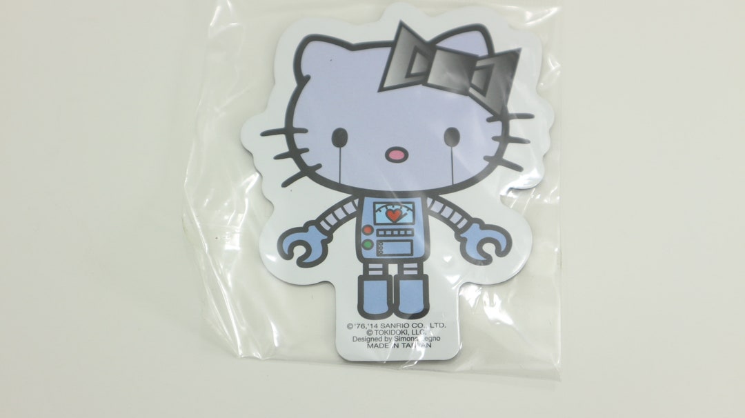 Hello Kitty Robot Magnetic Sticker - Etsy
