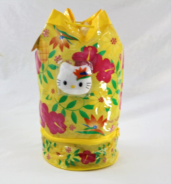Hello Kitty Vinyl Drawstring Backpack - Gem