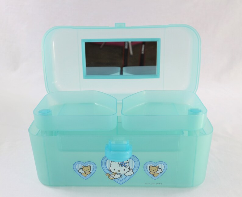 Hello Kitty Cosmetic Case With Mirror - Etsy