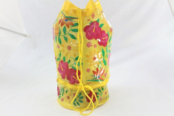 Hello Kitty Vinyl Drawstring Backpack - Gem