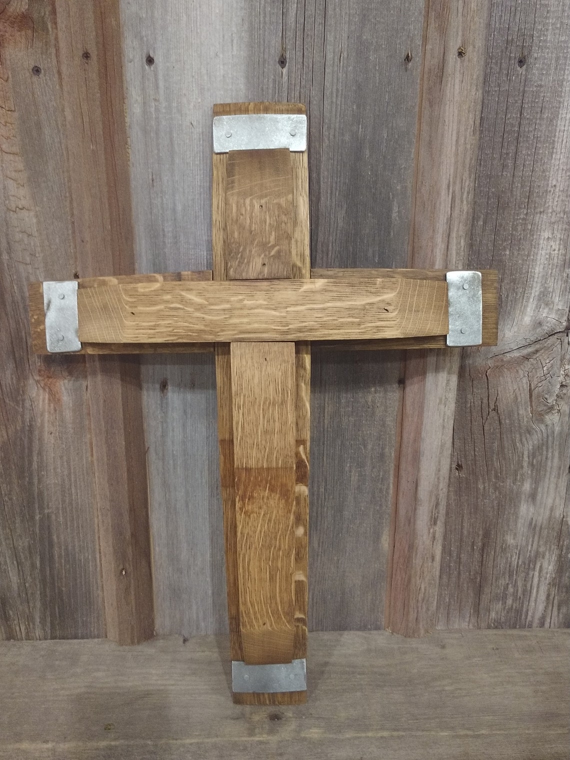 Wine Barrel Stave Cross - Etsy