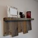 Rustic Reclaimed Wood Shelf - Etsy