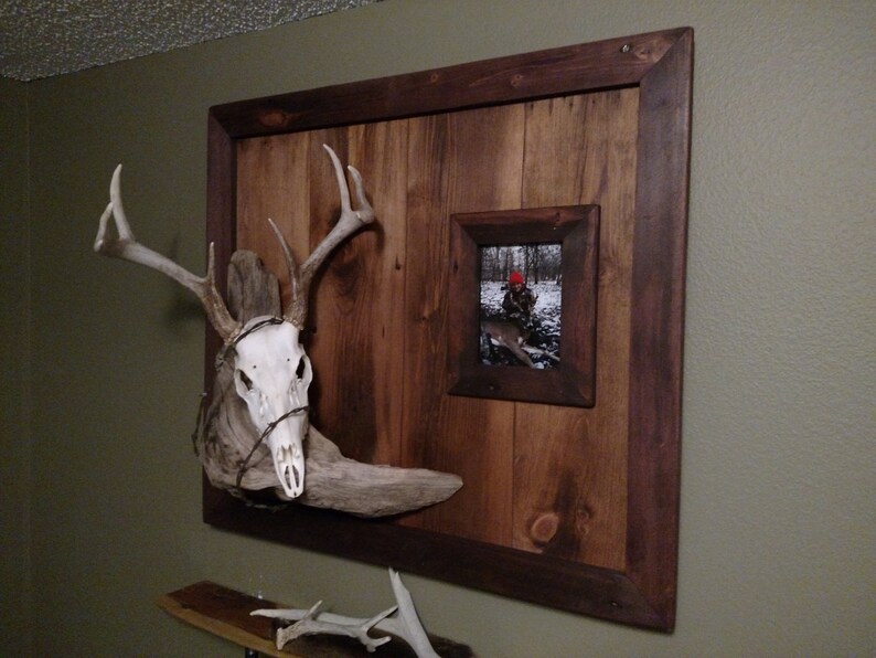 Custom European Mount Plaque With Picture Frame - Etsy