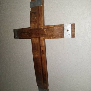 Wine Barrel Stave Cross - Etsy