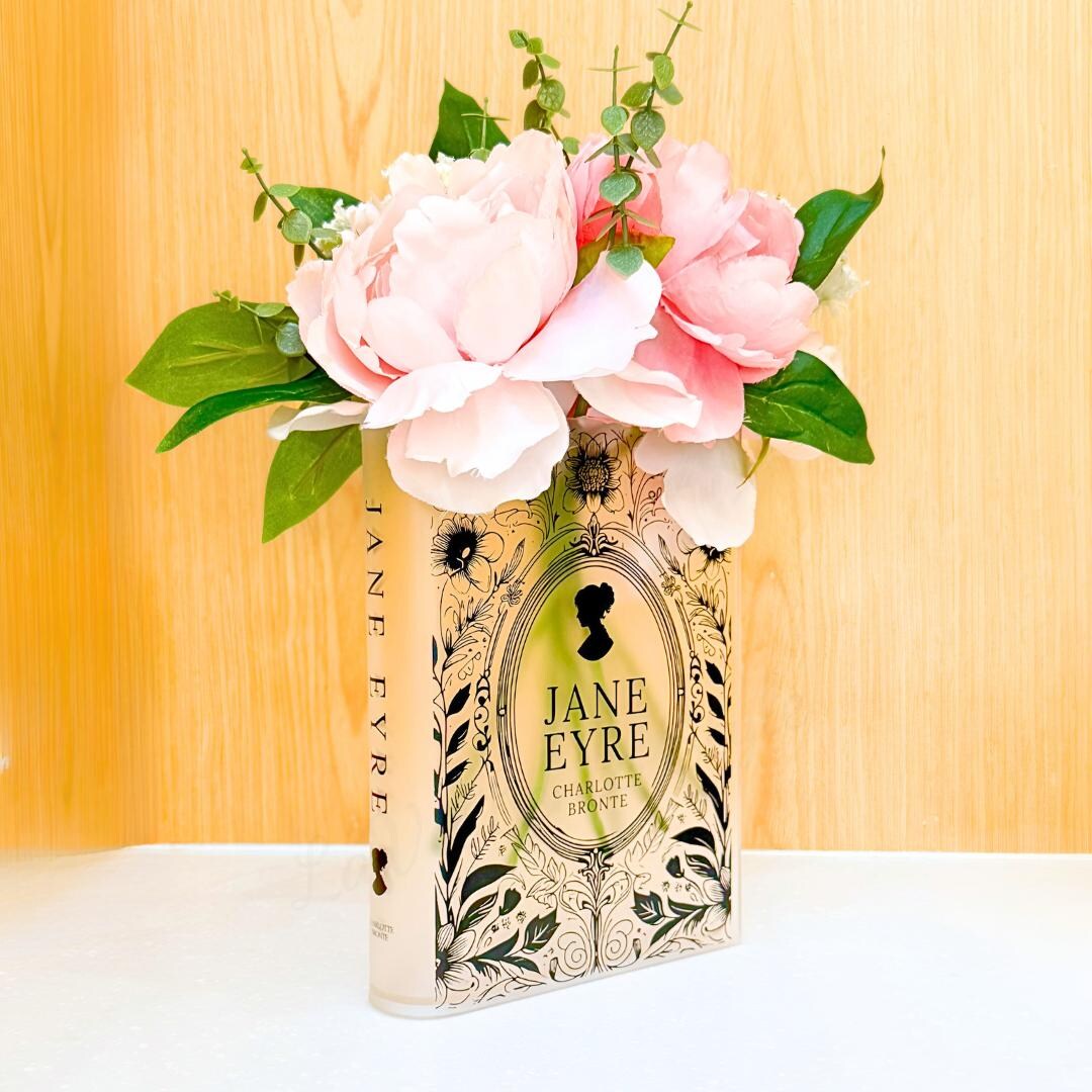 Jane Eyre Book Vase: Acrylic Literary Home Decor Gift - Etsy