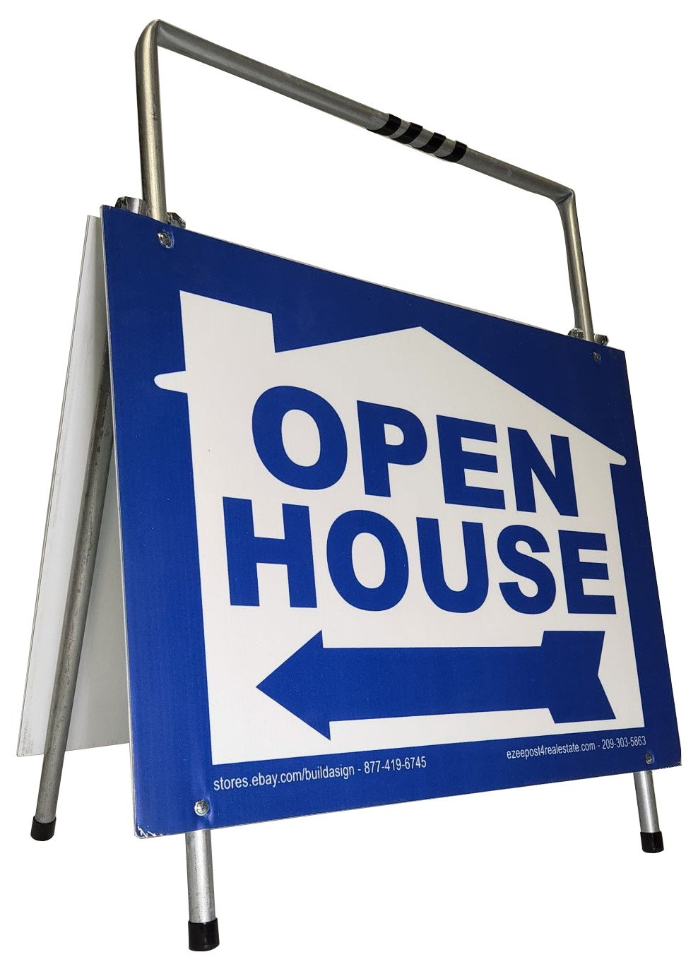 Open House Sign A-frame Kit 5 Pack by Ezee Post Blue House - Etsy