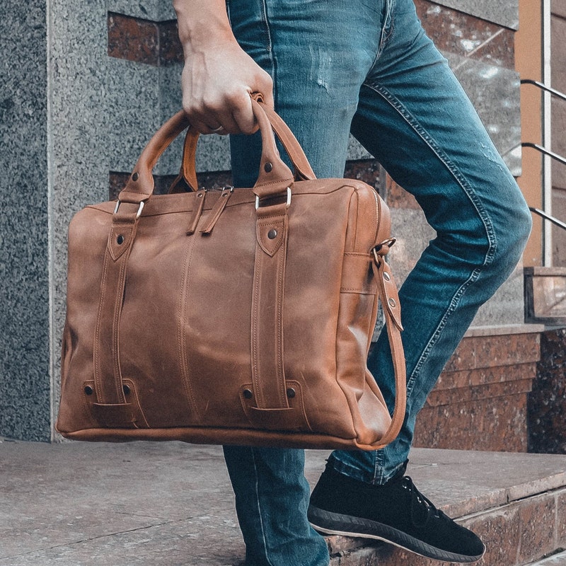 Italian Leather Bag - Etsy