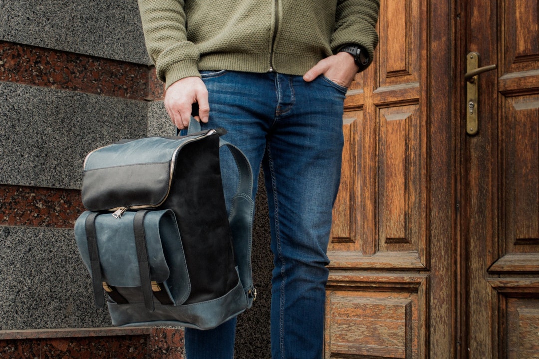 Leather Backpack Men,gift for Men,leather Backpack,travel Backpack ...