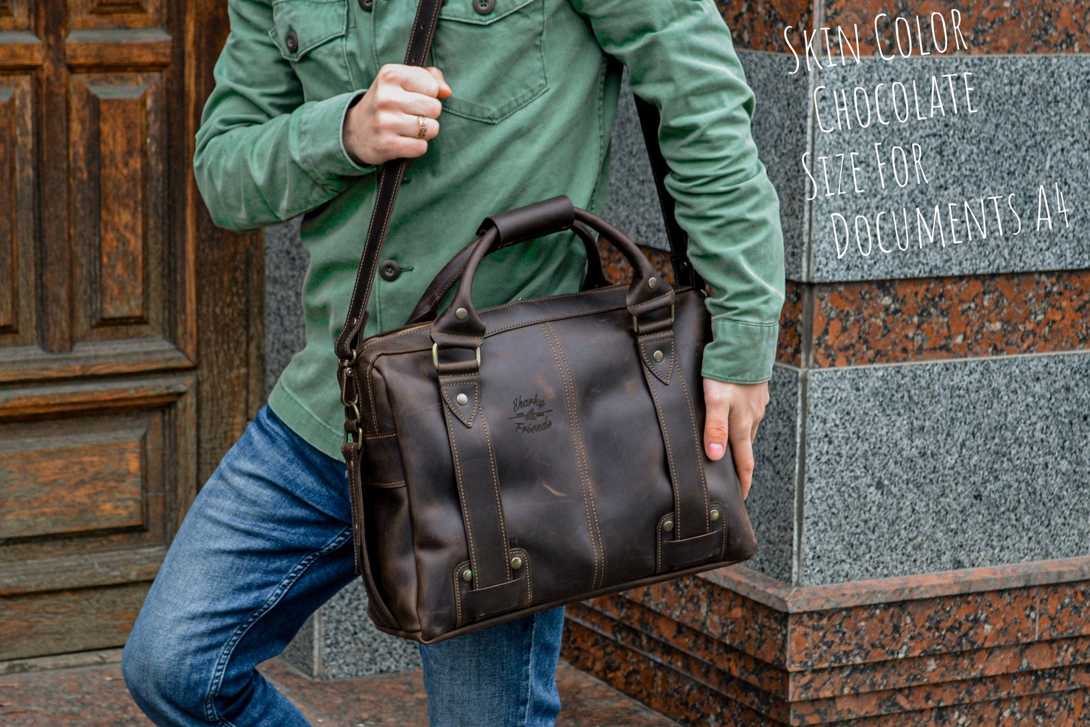 Laptop Bag Leather Bag Men Leather Laptop Bag Leather | Etsy