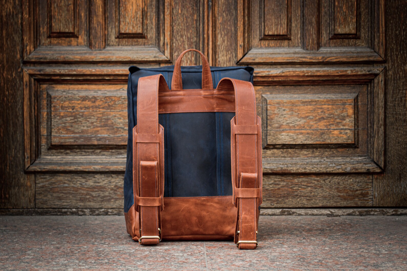 Leather Rucksack Travel Backpack Mens Backpack Leather - Etsy