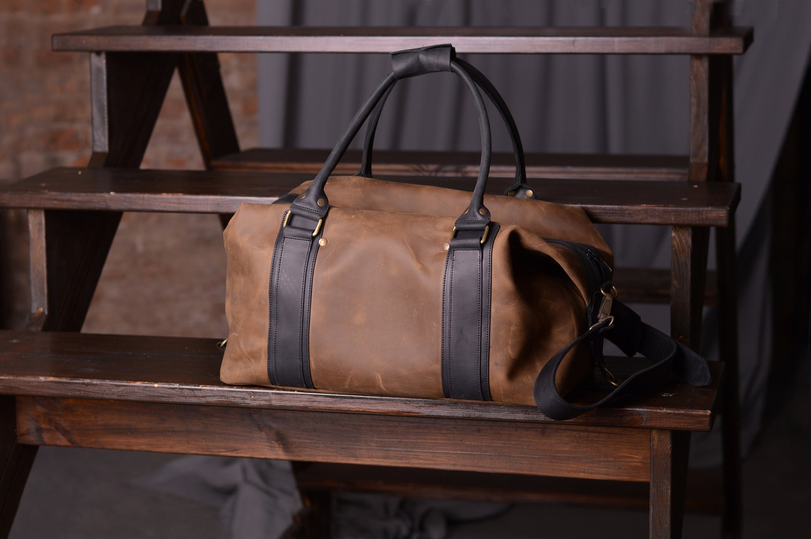 Leather Weekender Bag Weekend Bag Overnight Bag for Men - Etsy