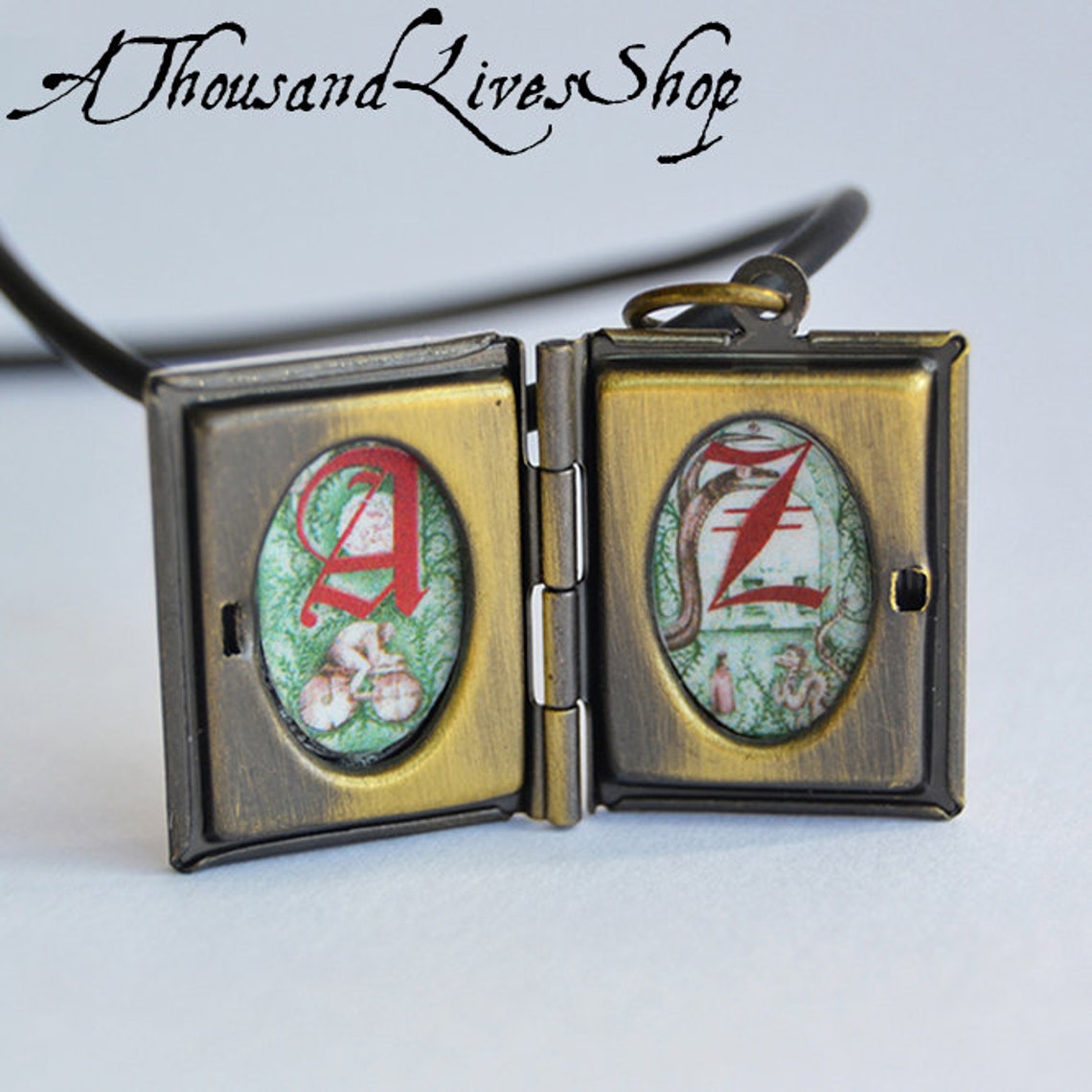 The Neverending Story Miniature Book Locket illustrations / - Etsy