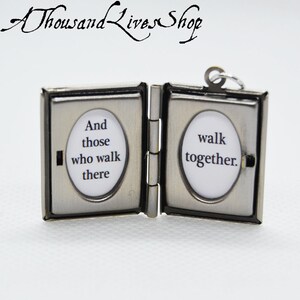 The Haunting of Hill House Miniature Book Locket quote Inside Charm ...