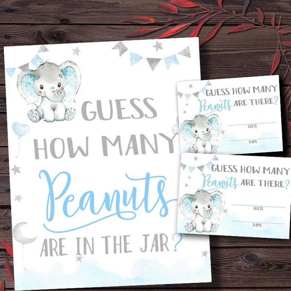 Guess How Many Peanuts - Etsy