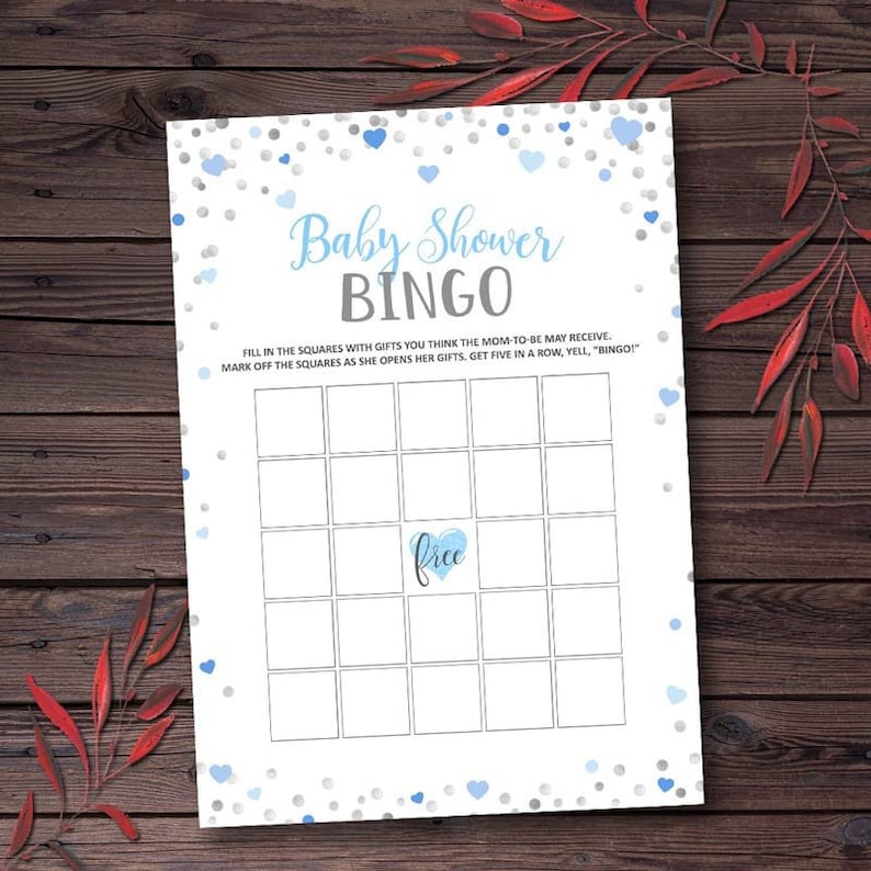 Baby Bingo Baby Shower Games Bingo Game Cards Baby Shower | Etsy
