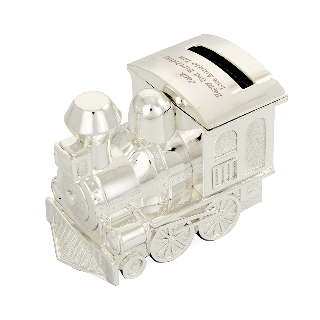 Silver Plated Money Box Personalized Gift for Baby Boy Perfect for Any ...