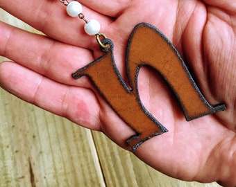 Rustic Letter N - Etsy