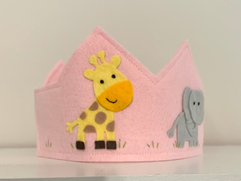 Safari Birthday Crown Zoo Birthday Crown First Birthday - Etsy
