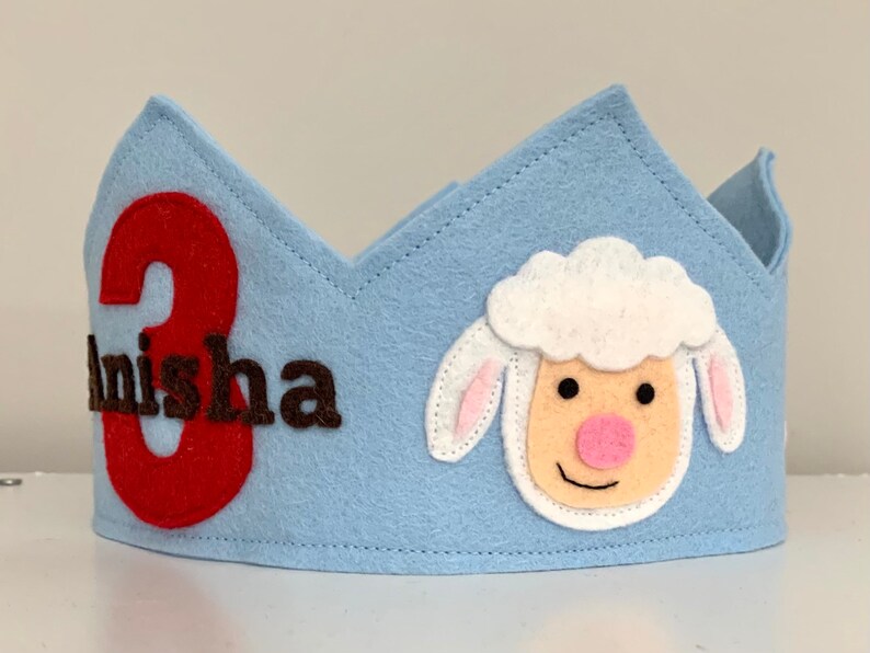 Farm Birthday Crown Farm Animal Felt Crown Woolfelt Crown - Etsy