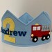 Fire Truck Crown Felt Birthday Crown Fire Truck Party Hat - Etsy