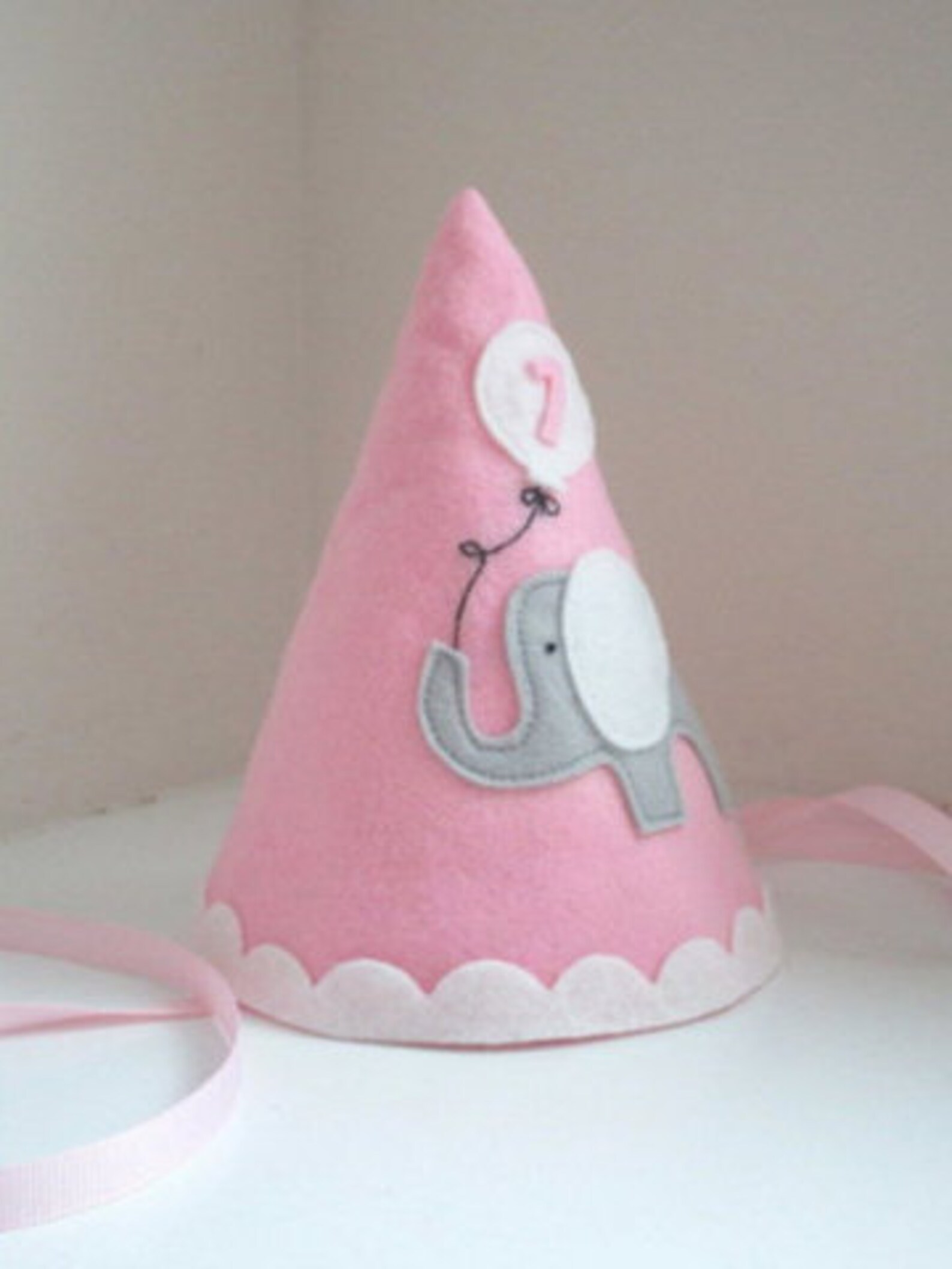 Elephant Party Hat Felt Party Hat First Birthday Hat Smash - Etsy