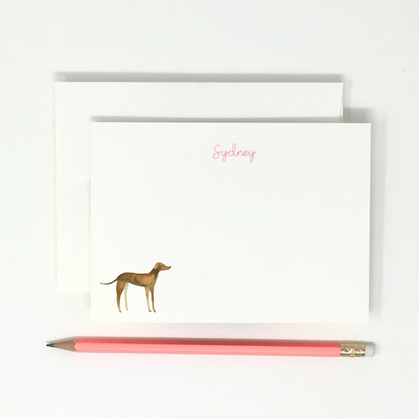 Greyhound Note Cards - Etsy