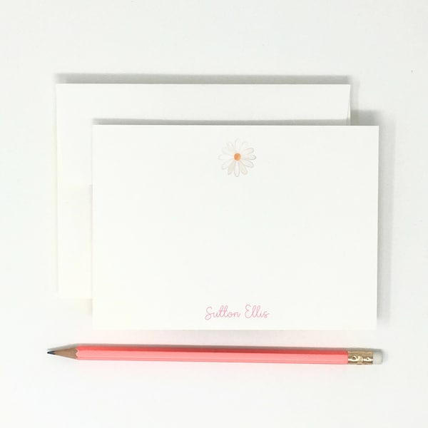 Daisy Note Cards - Etsy