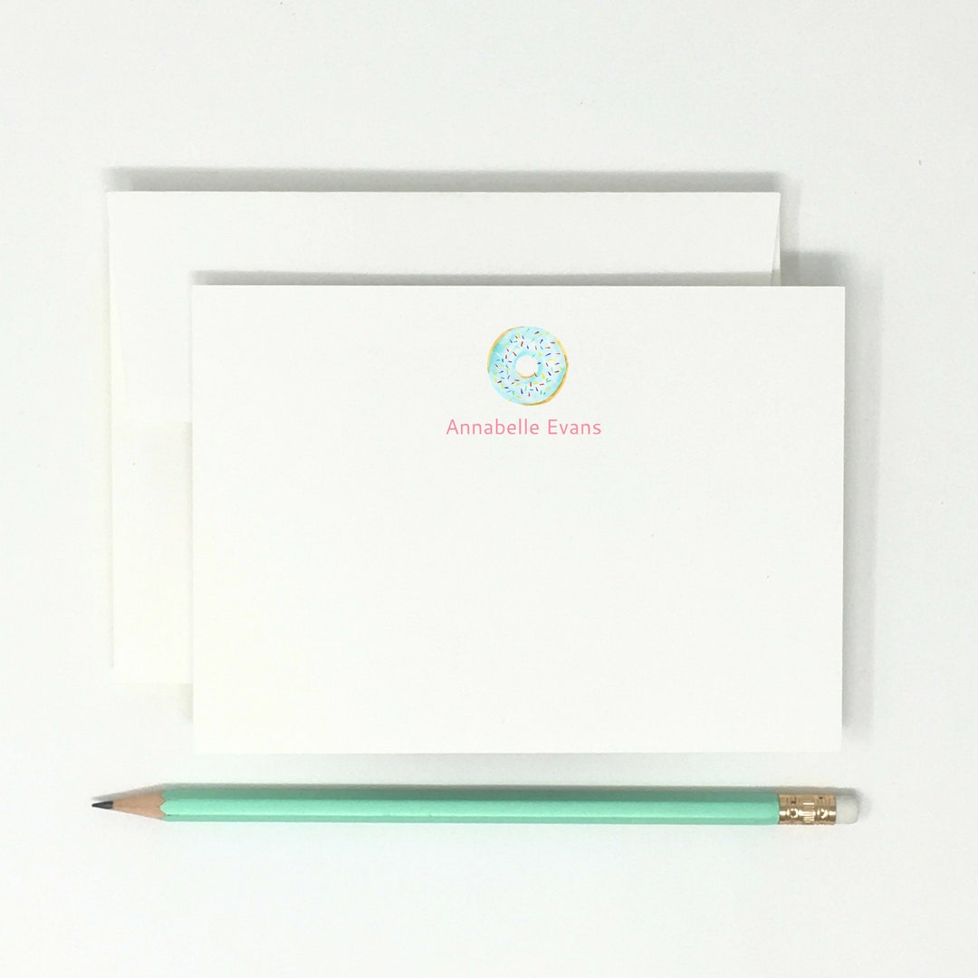 Personalized // Doughnut // Donut // Stationery // High Quality ...