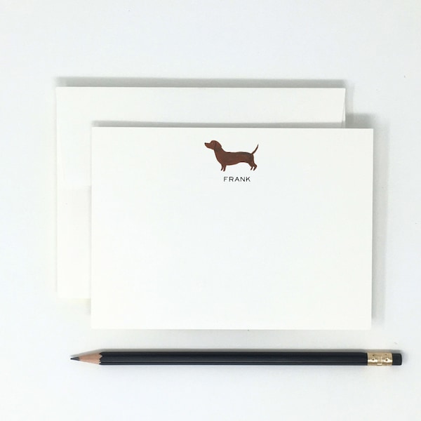 Dachshund Note Card - Etsy