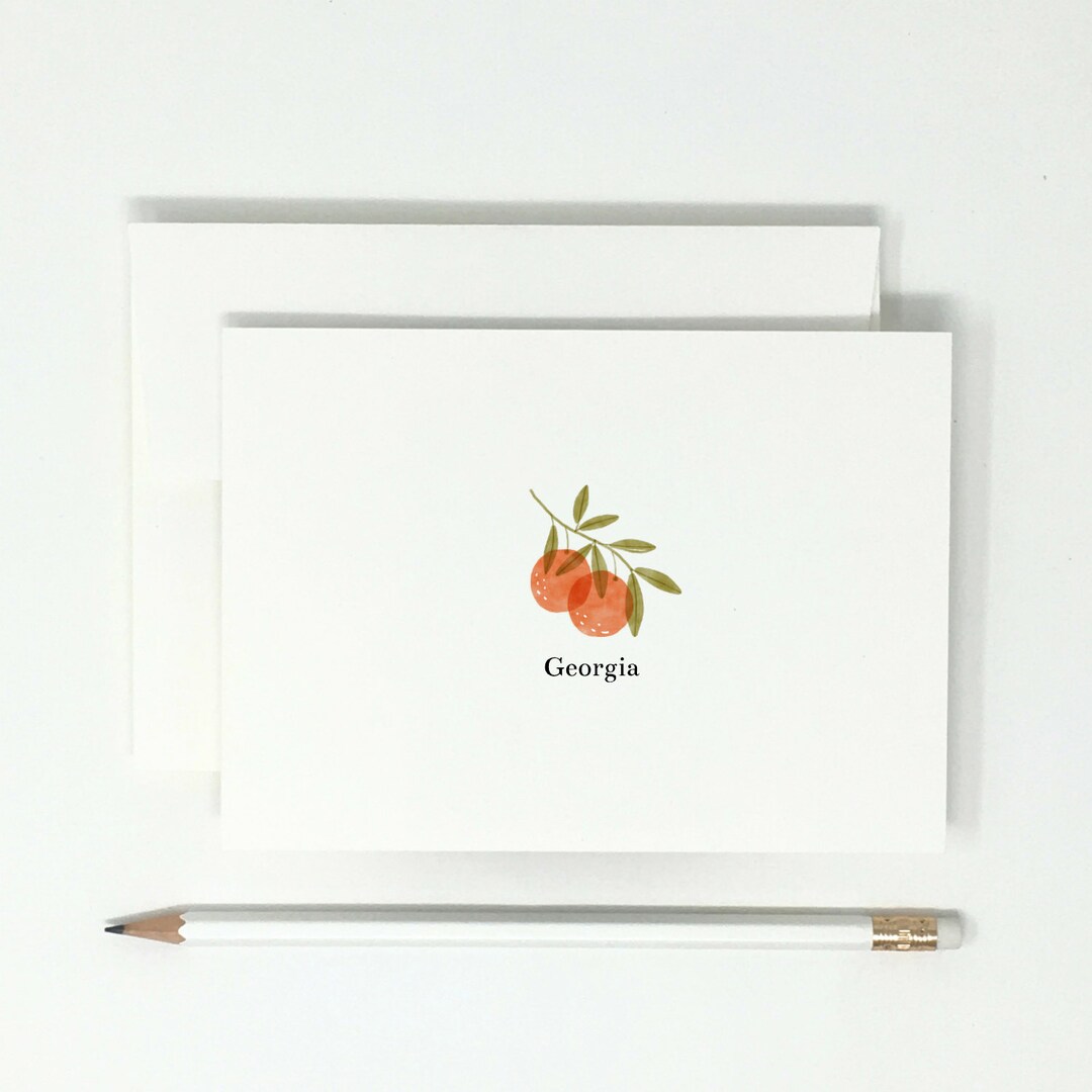 Clementine // High Quality // 12 Note Cards // Thank You Notes ...