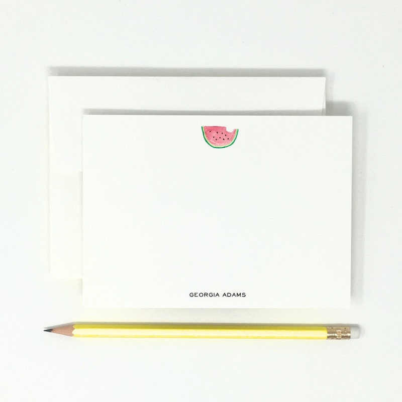 Watermelon Card - Etsy