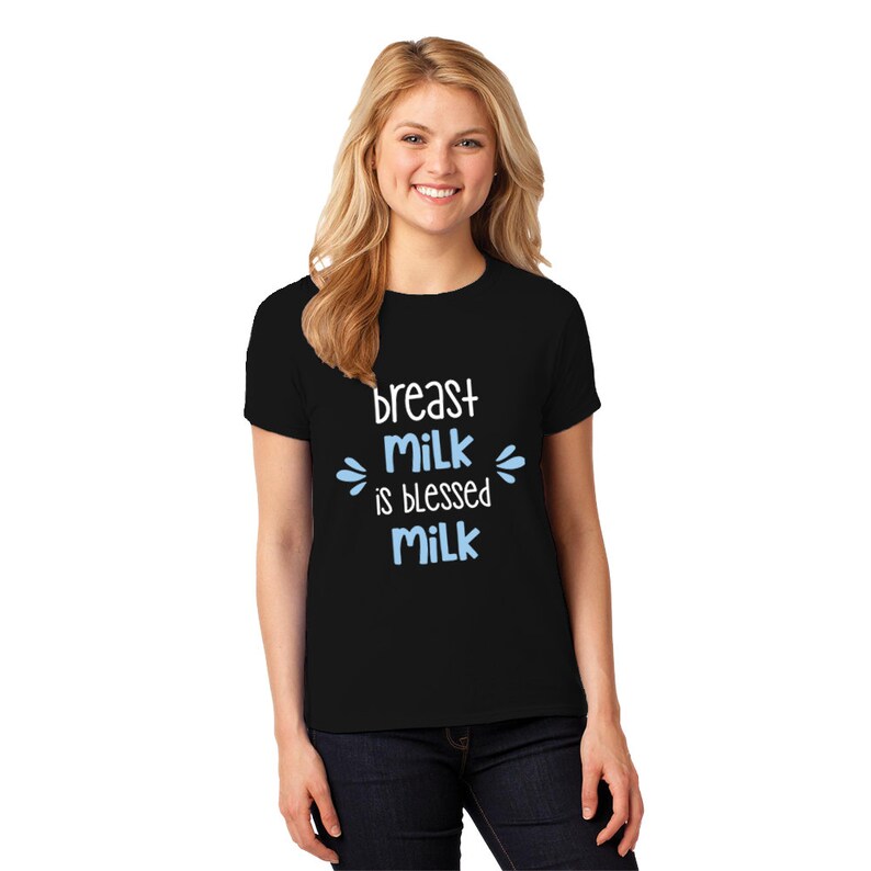 Breast Milk Is Blessed Milk T Shirt Matching T Shirts Etsy