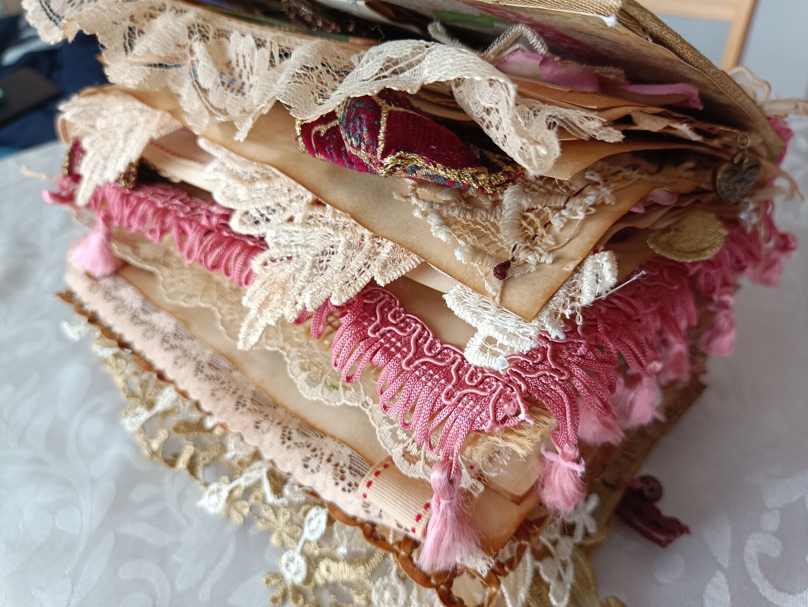 Vintage Old Looking Very Chunky Junk Journal "forgotten Memories" - Etsy