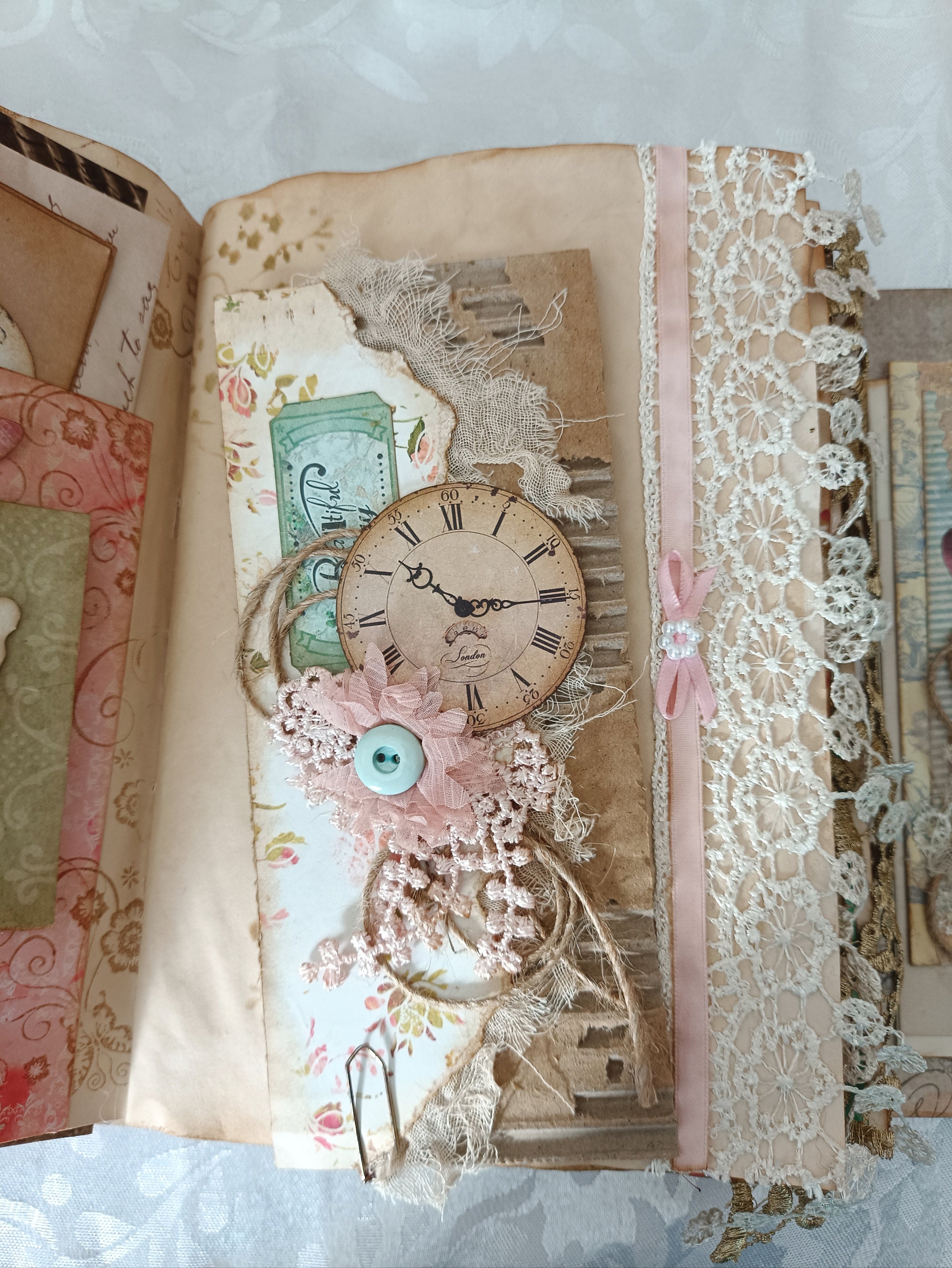 Vintage Old Looking Very Chunky Junk Journal "forgotten Memories" - Etsy